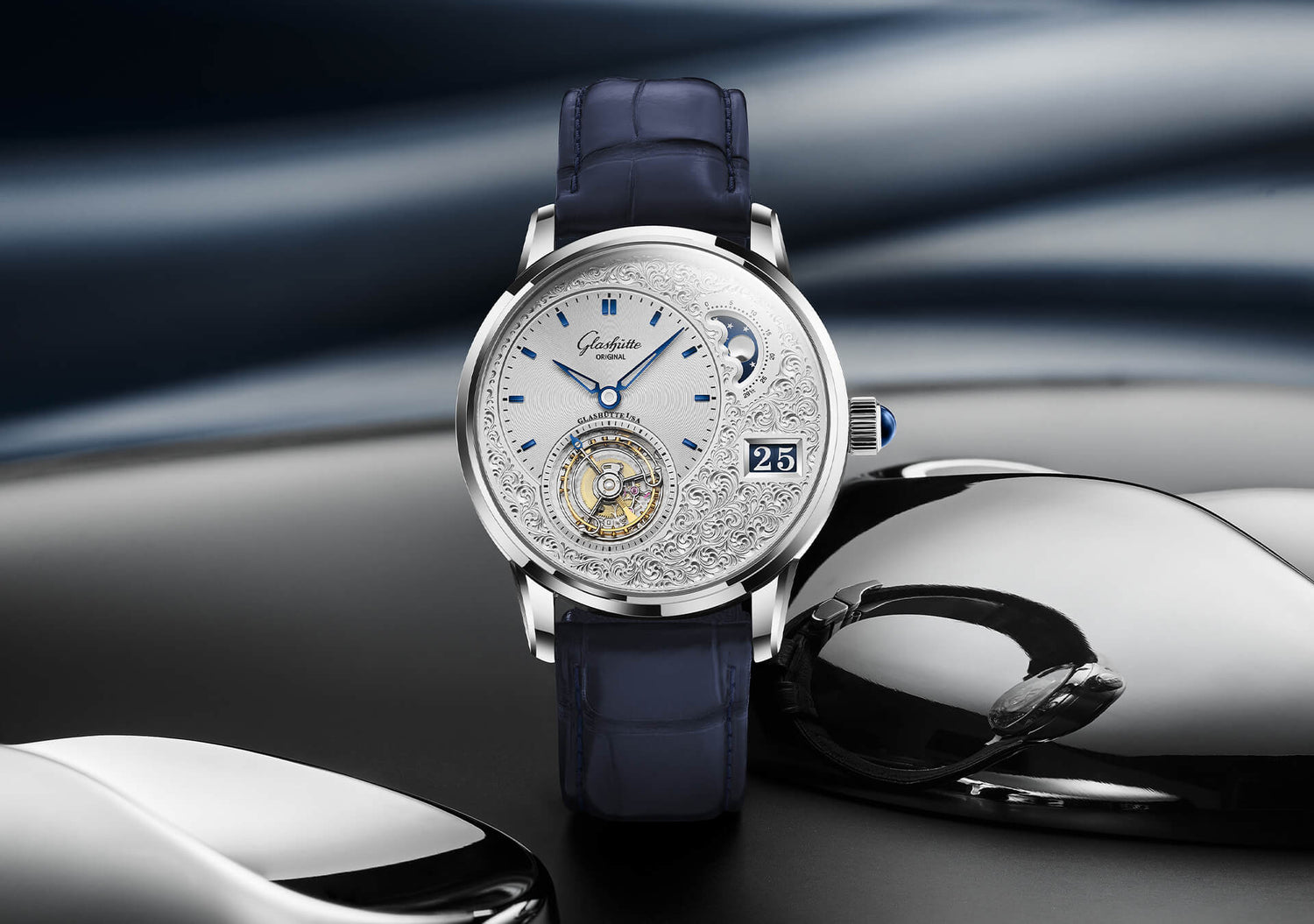 Glashütte Original PanoLunarTourbillon Limited Edition In Platinum